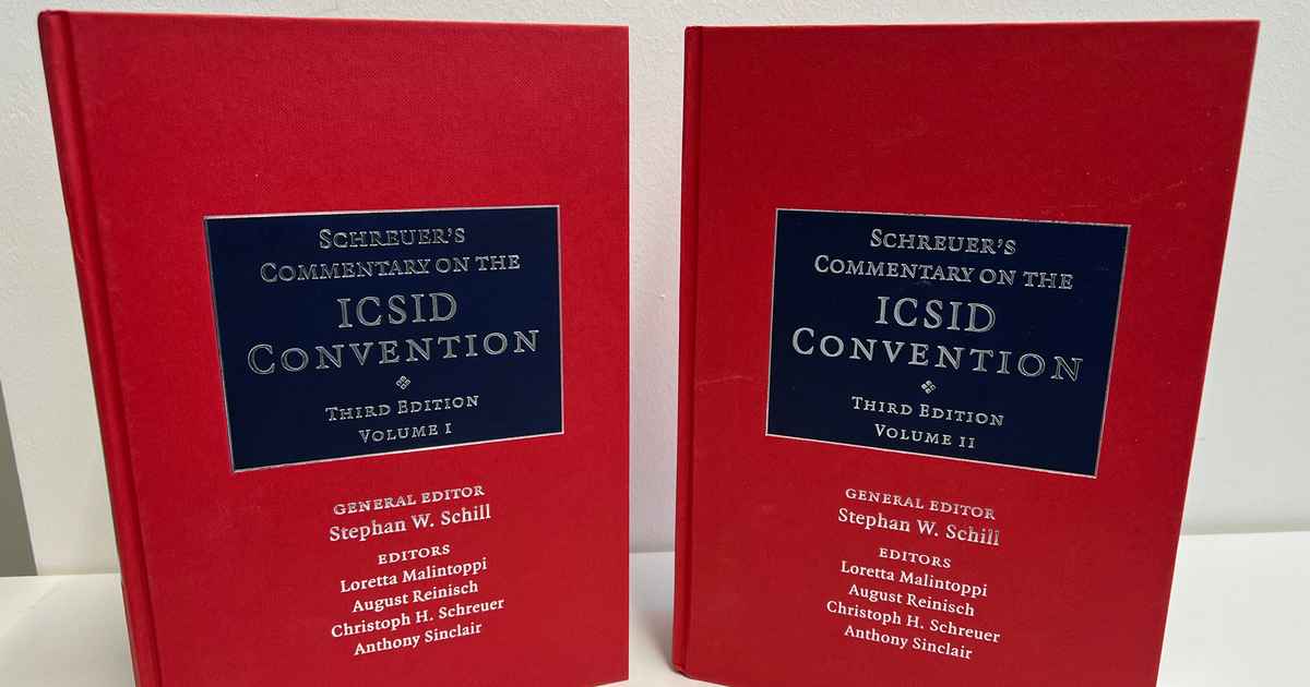 Schreuer's Commentary on the ICSID Convention - ACIL - University of ...